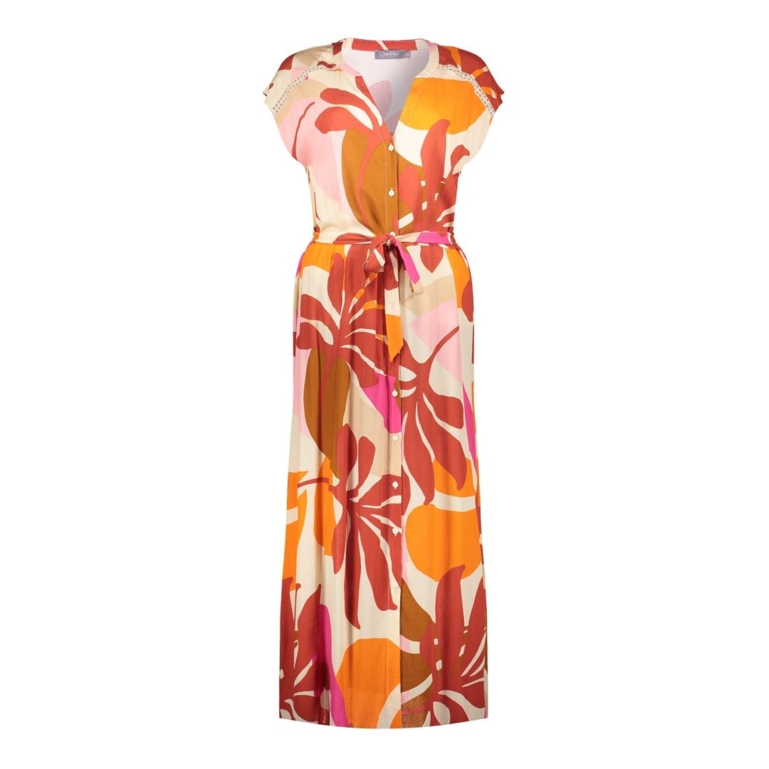 Geisha Pink Combi Dress